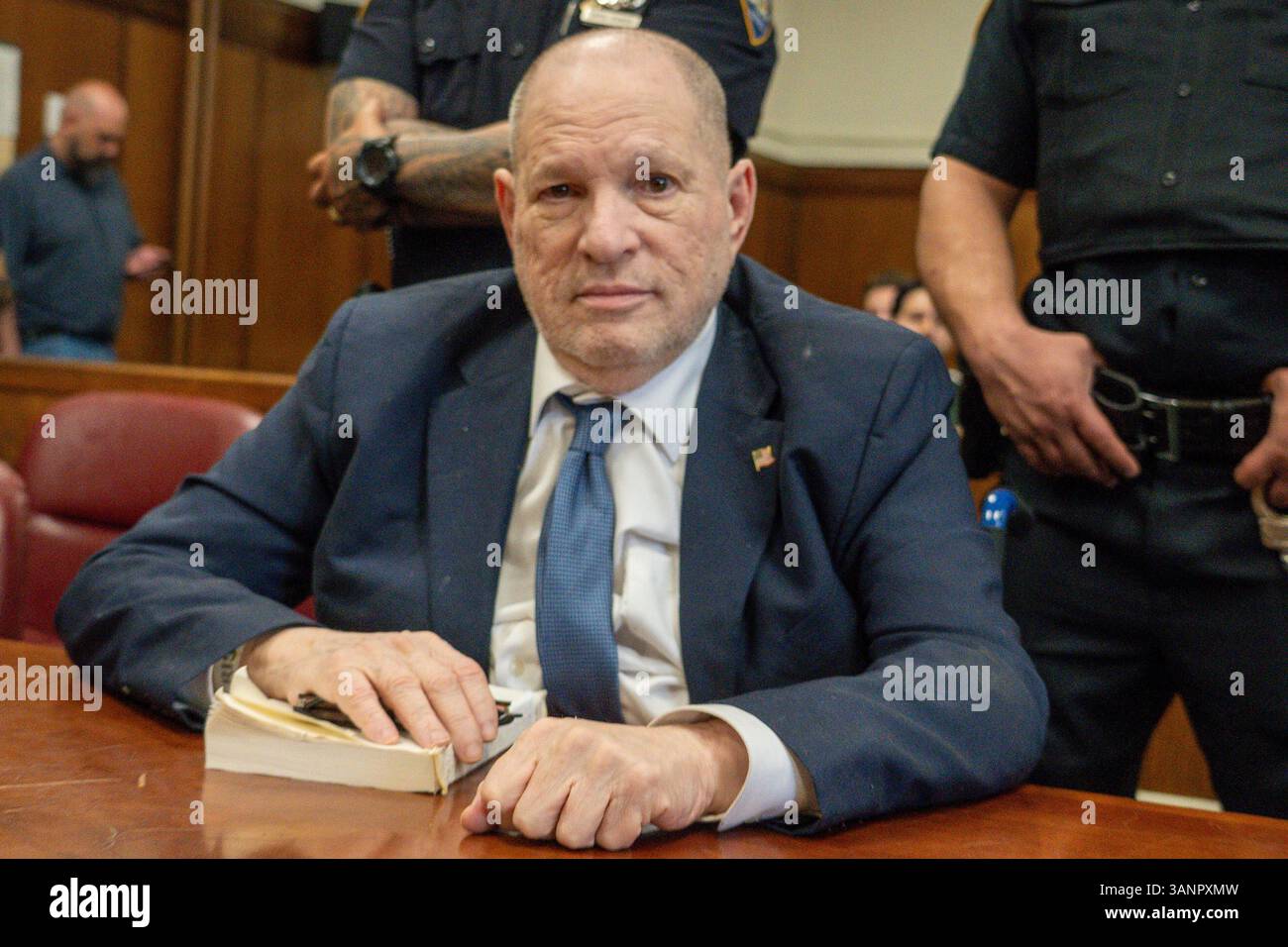 Former film producer Harvey Weinstein appears in court for his retrial ...