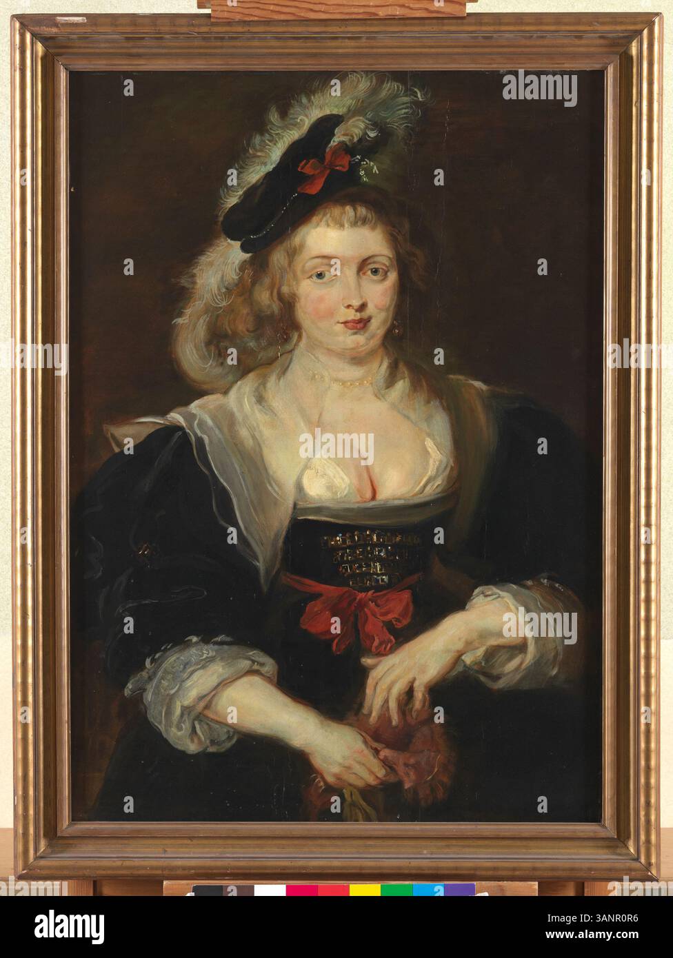 This 19th-century portrait depicts Helena Fourment, the second wife of ...
