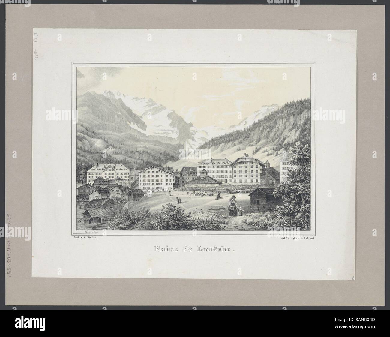 This lithograph from 1860, created by Caspar Studer and Emanuel ...
