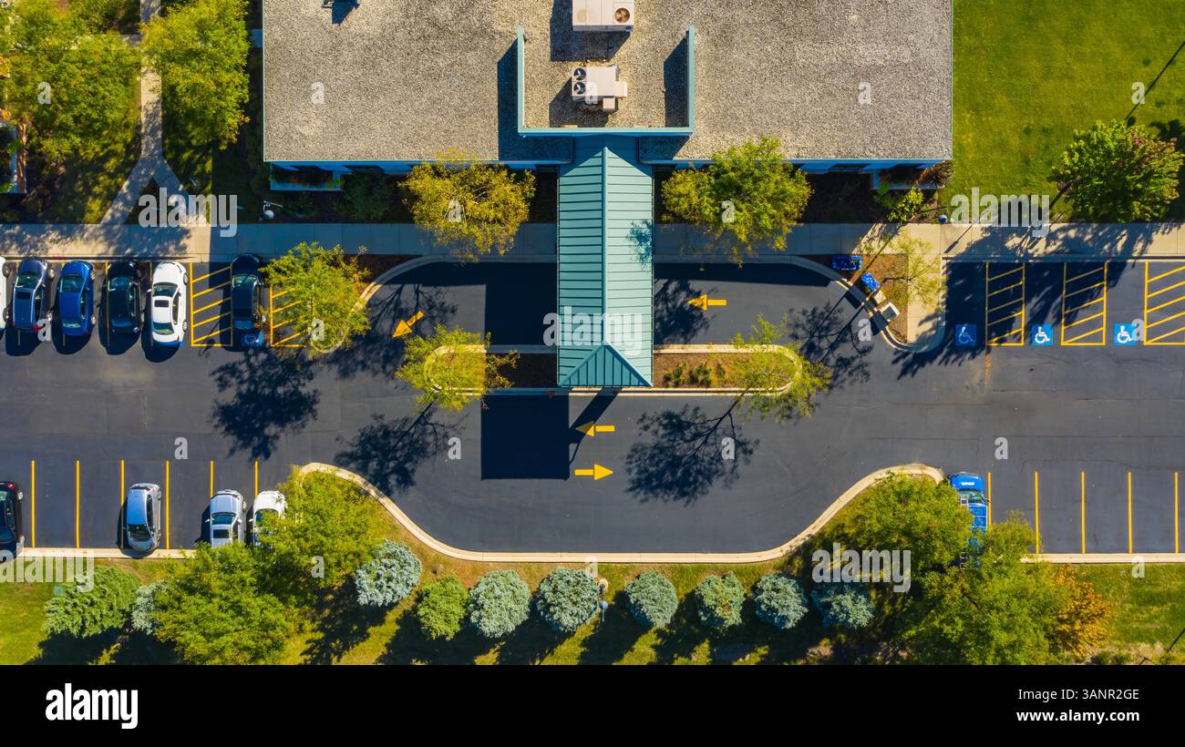 View parking lot low rise hi-res stock photography and images - Alamy