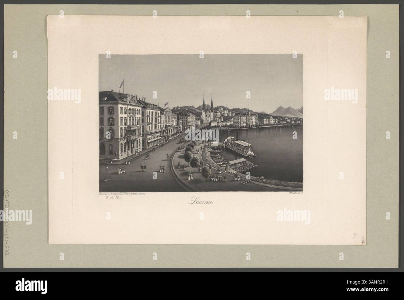 This etching and aquatint by Heinrich Siegfried, based on Johann Rudolf Dikenmann's painting ...