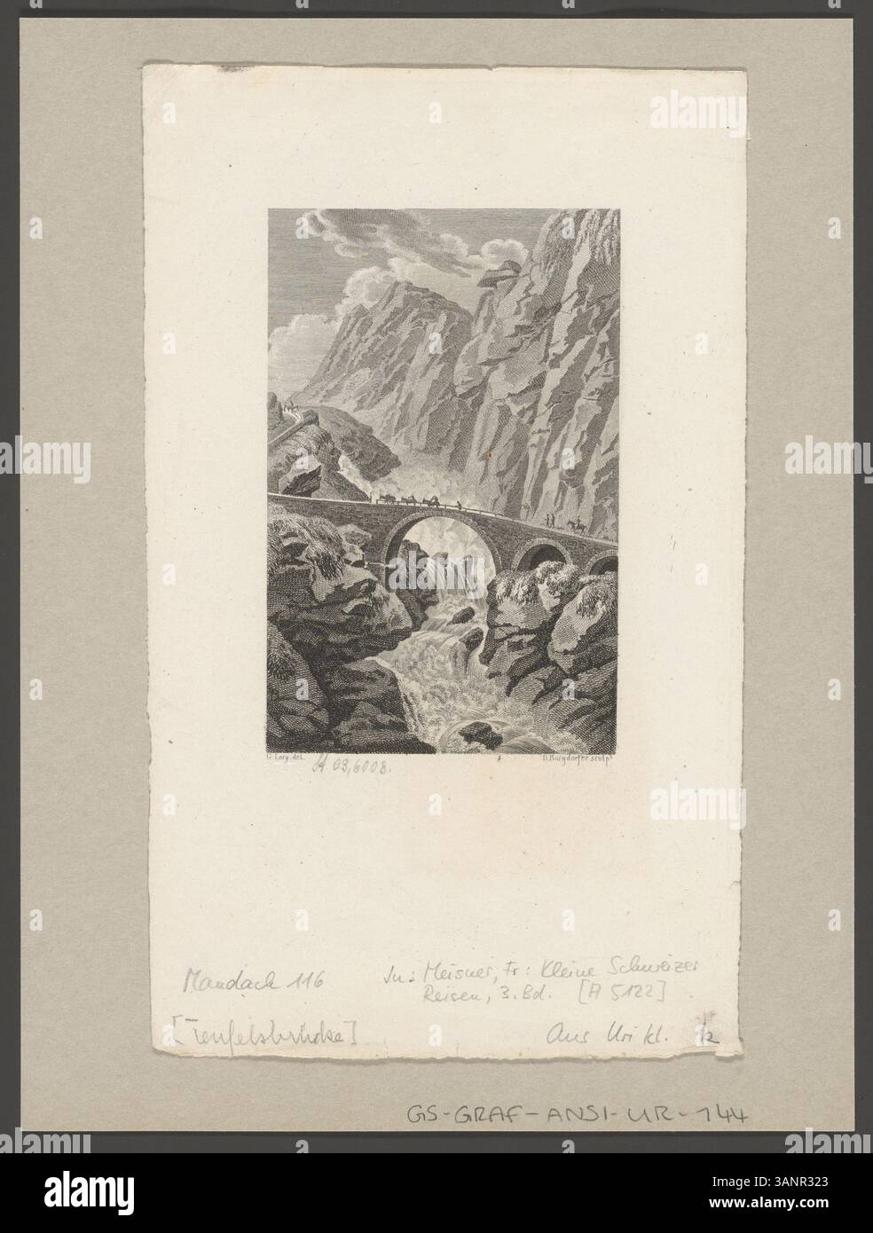 This 1823 etching by Gabriel Lory and Daniel Burgdorfer depicts the ...