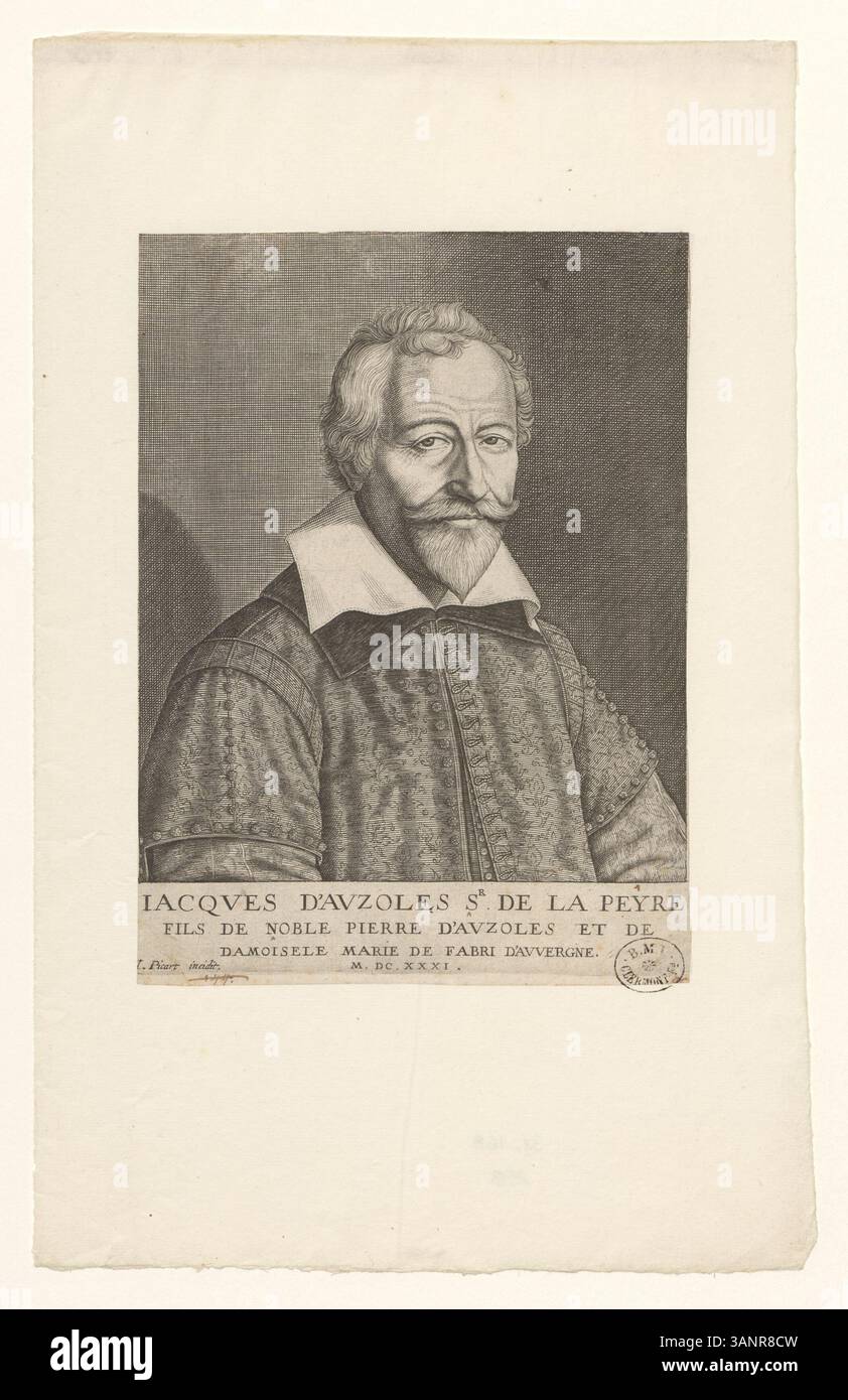 This print from the Boyer collection features Jacques d'Auzoles, Sr de ...