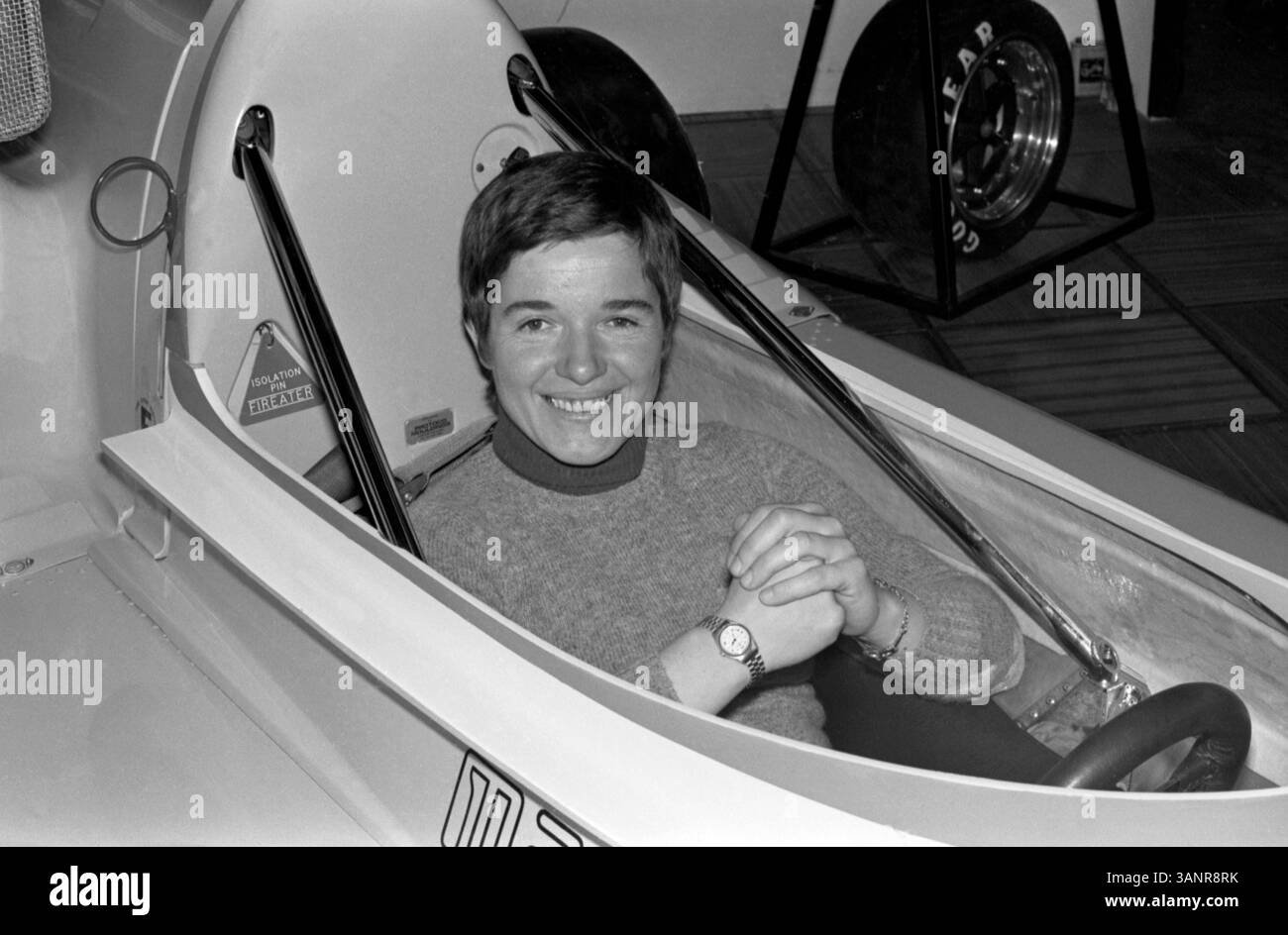 The Italian racing car driver Lella Lombardi has been chosen to drive a ...