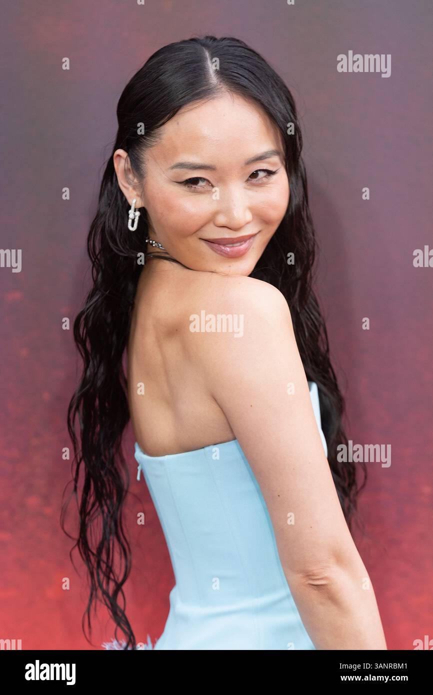 London, UK. 14 April, 2025. Li Jun Li attends Sinners European Premiere ...