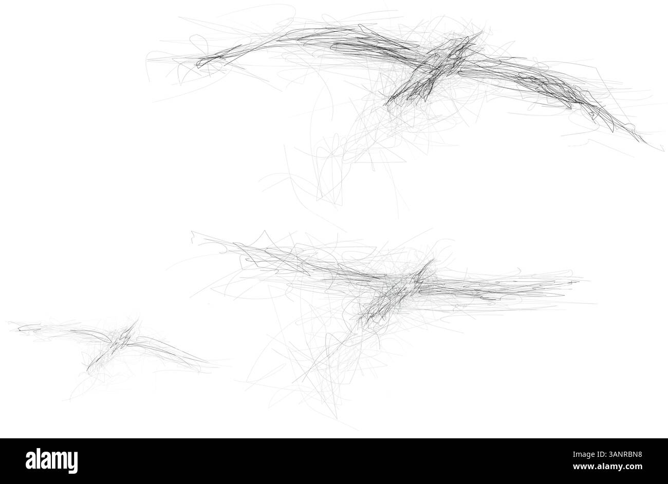 Seagull in flight, schematic drawing, vector illustration Stock Vector ...