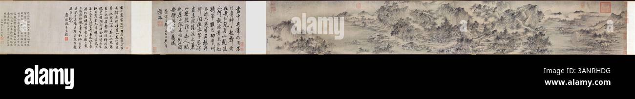 Chinese painting by Dong Yuan, housed at The Palace Museum, emphasizing ...