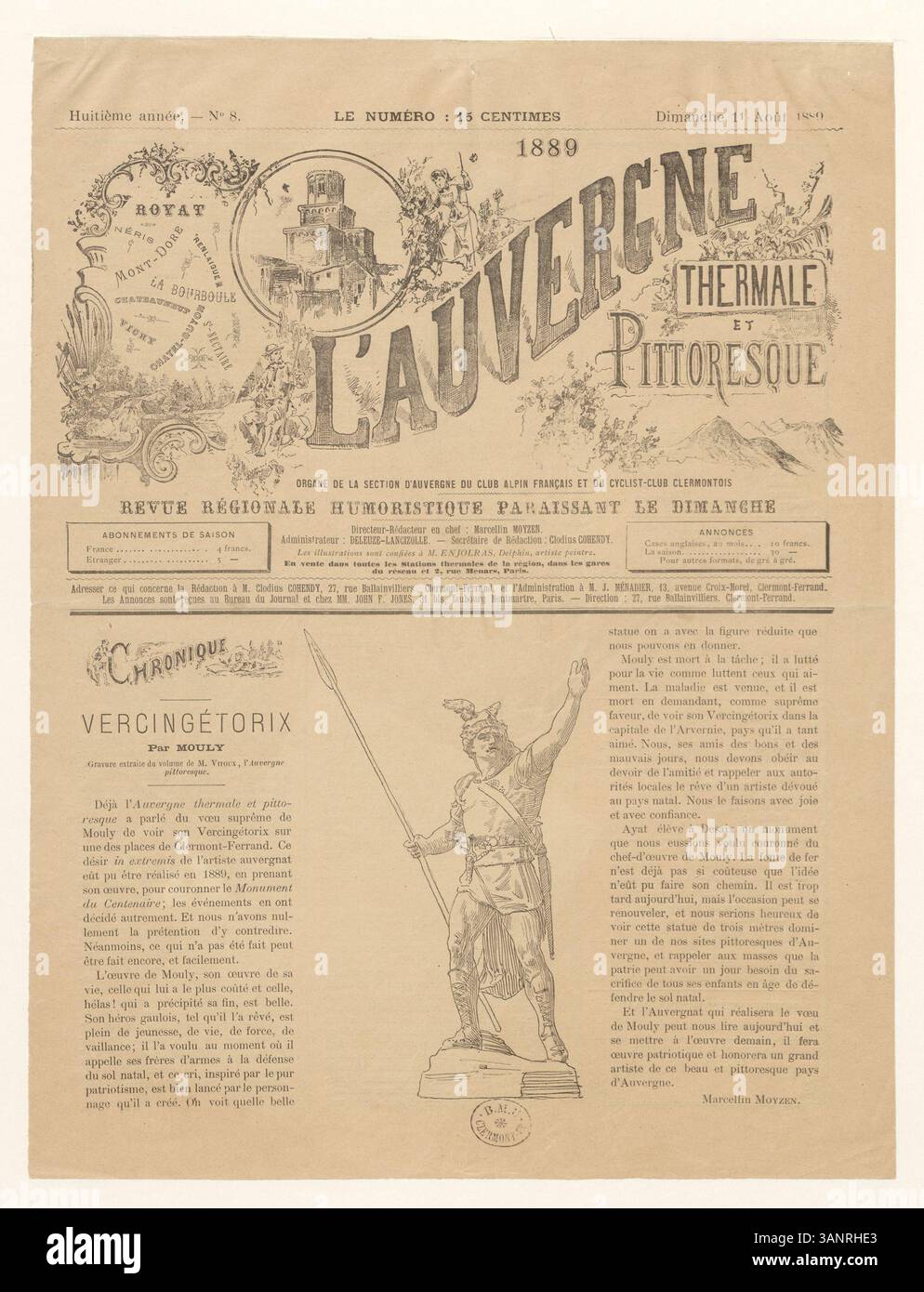 This wood engraving print from the Boyer collection features ...