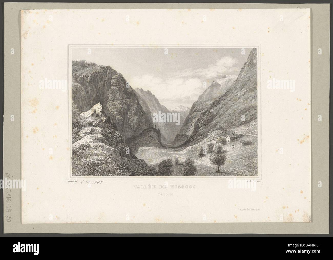 This print, created by Johann Peter Girard and engraved by Jules ...