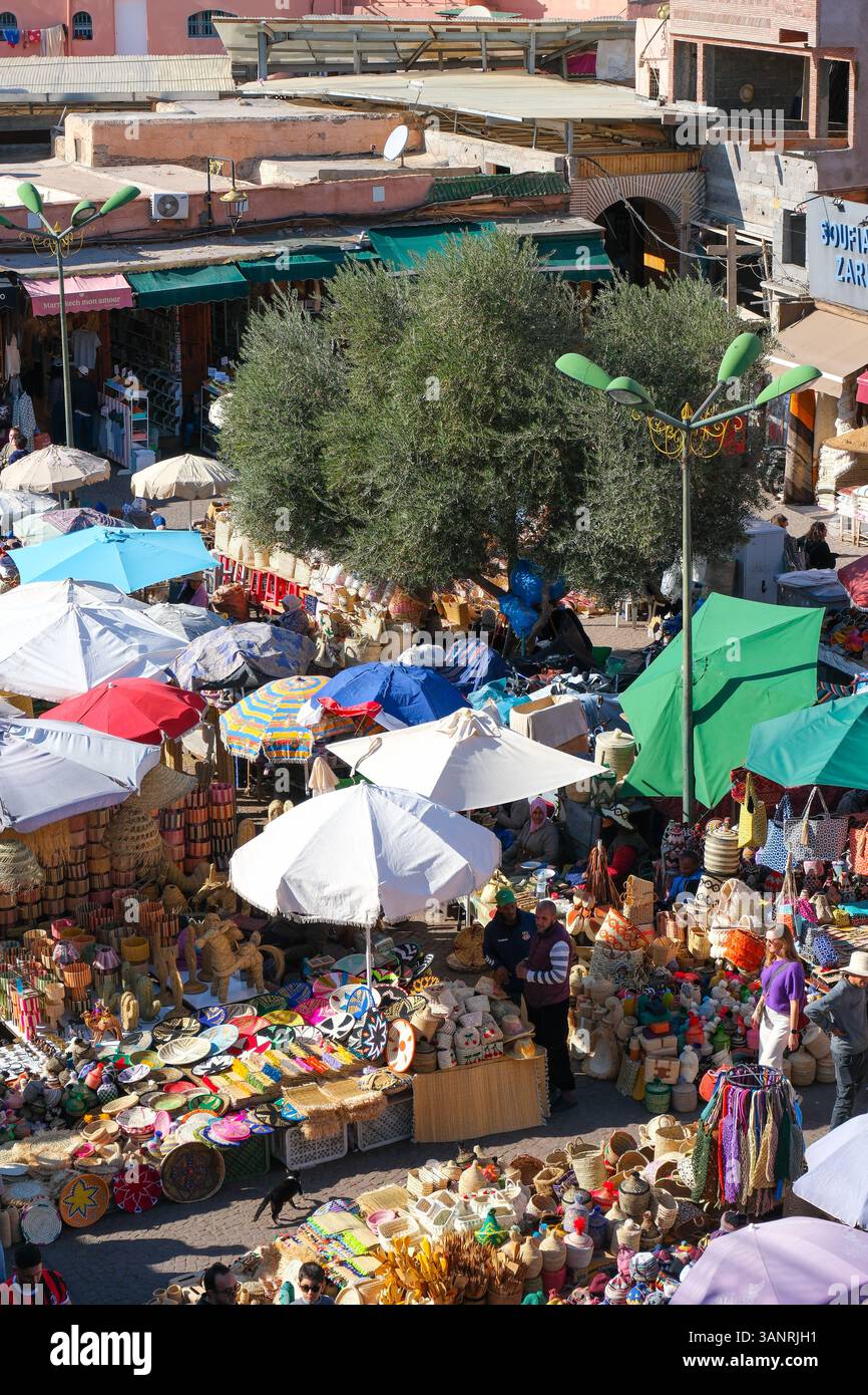 01 JAN 2025 - Marrakesh, Morocco - Products and Craft items on display ...