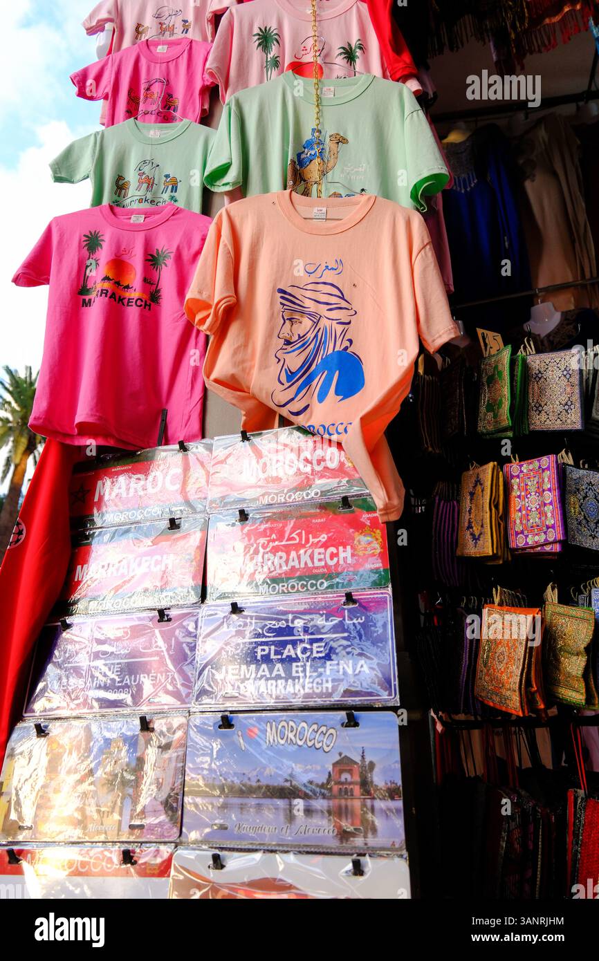 01 JAN 2025 - Marrakesh, Morocco - Products and Craft items on display ...