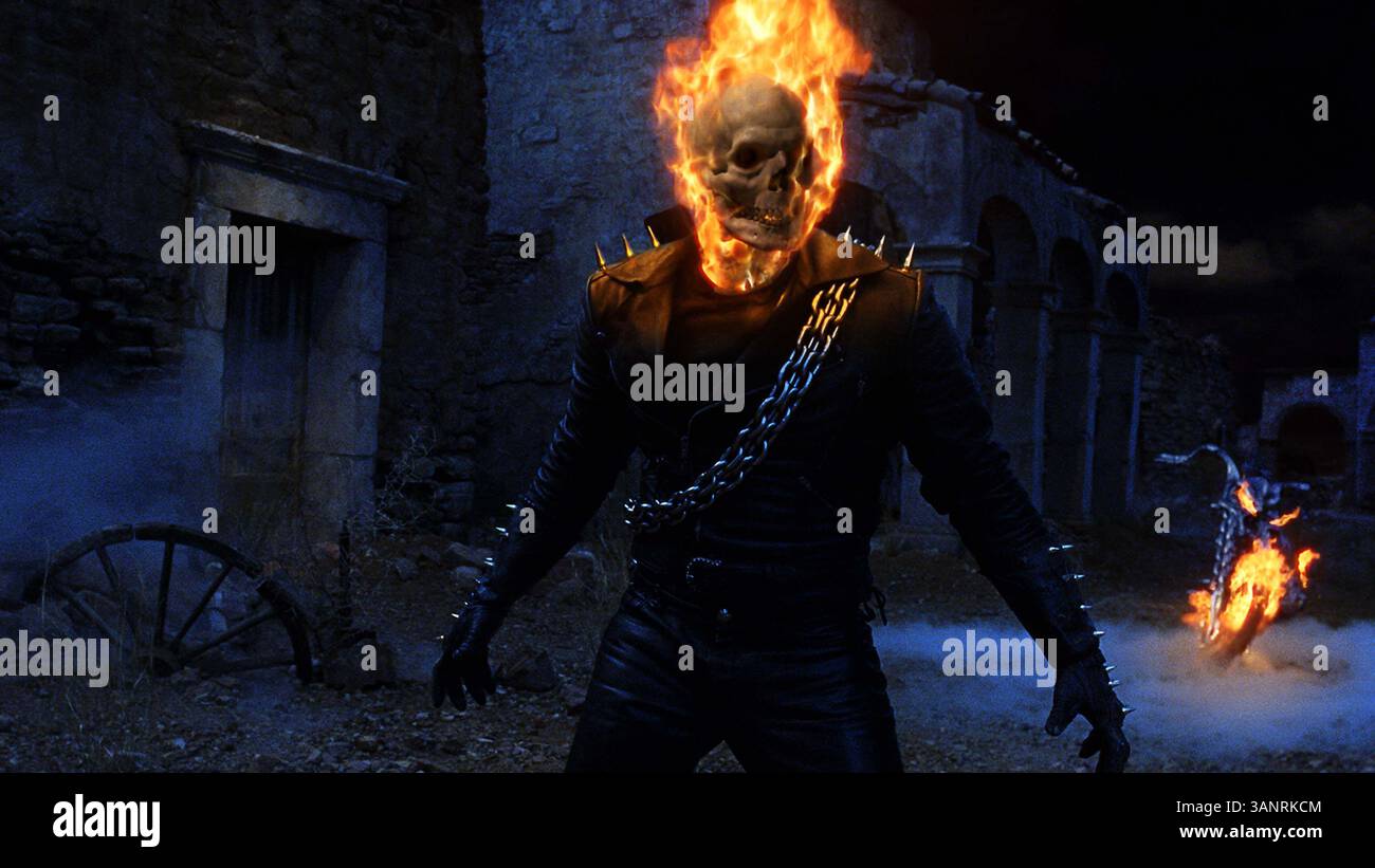 Ghost rider 2007 johnny blaze hi-res stock photography and images - Alamy