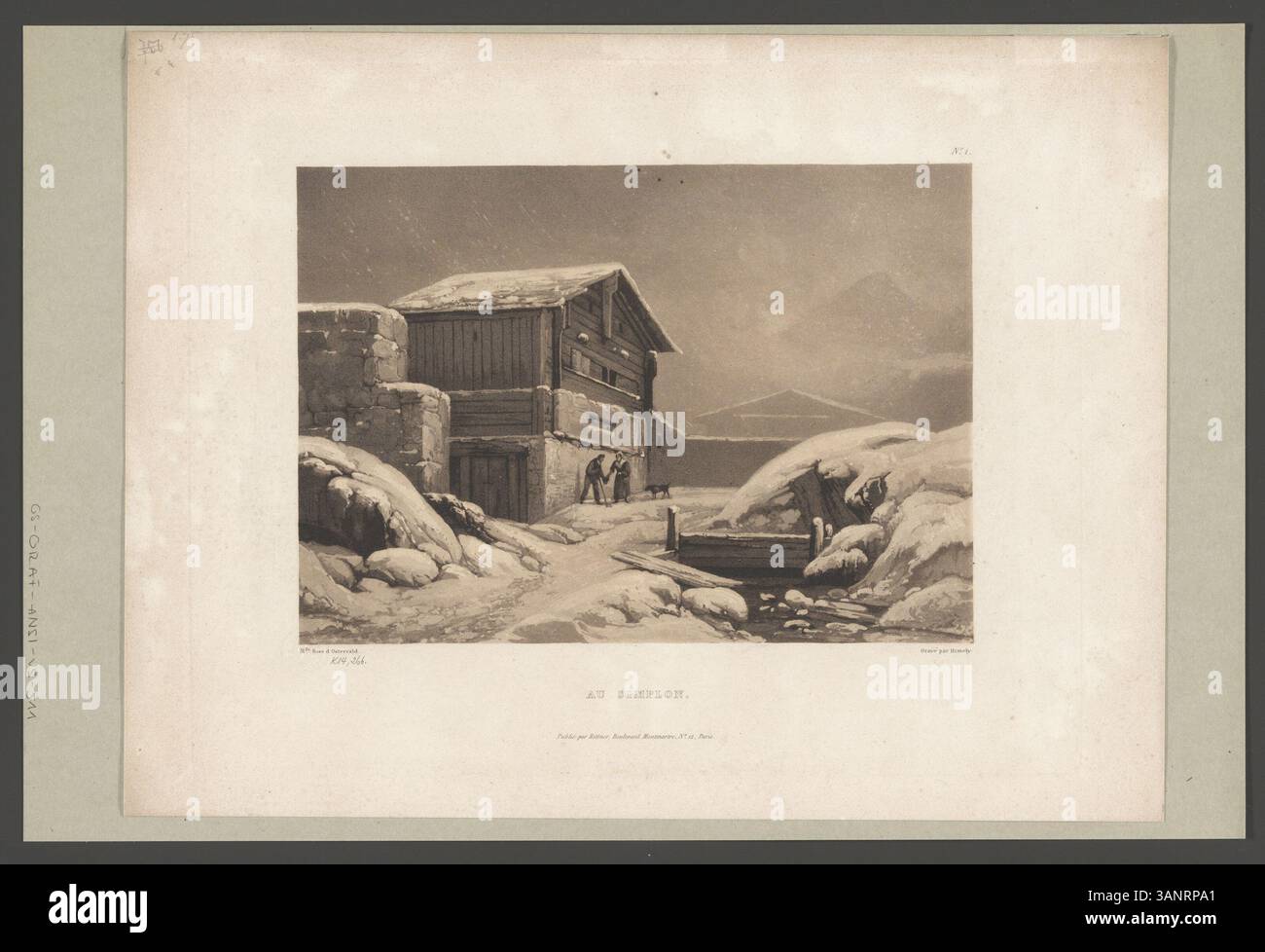 This 1827 aquatint print by Rose d'Osterwald and Sigismond Himely shows ...