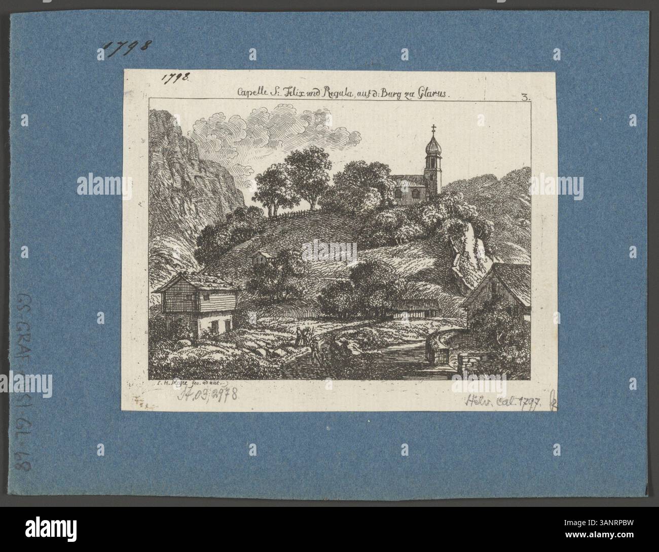 This circa 1798 etching by Johann Heinrich Meyer depicts the Chapel of ...
