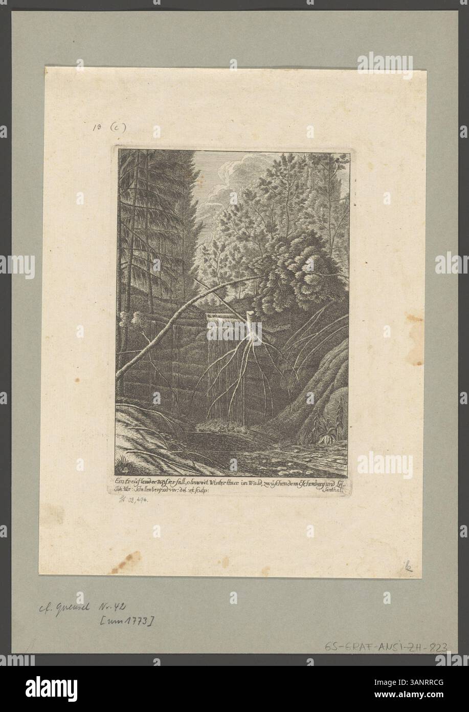 This 1773 etching by Johann Ulrich Schellenberg portrays a tumbling ...