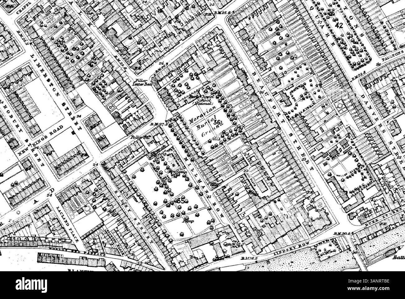 Ordnance Survey map of City of London from 1869-1880, sheet 053 ...