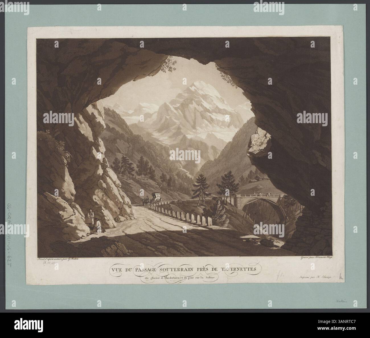 This print from Johann Caspar Rahn, created around 1810, depicts the ...
