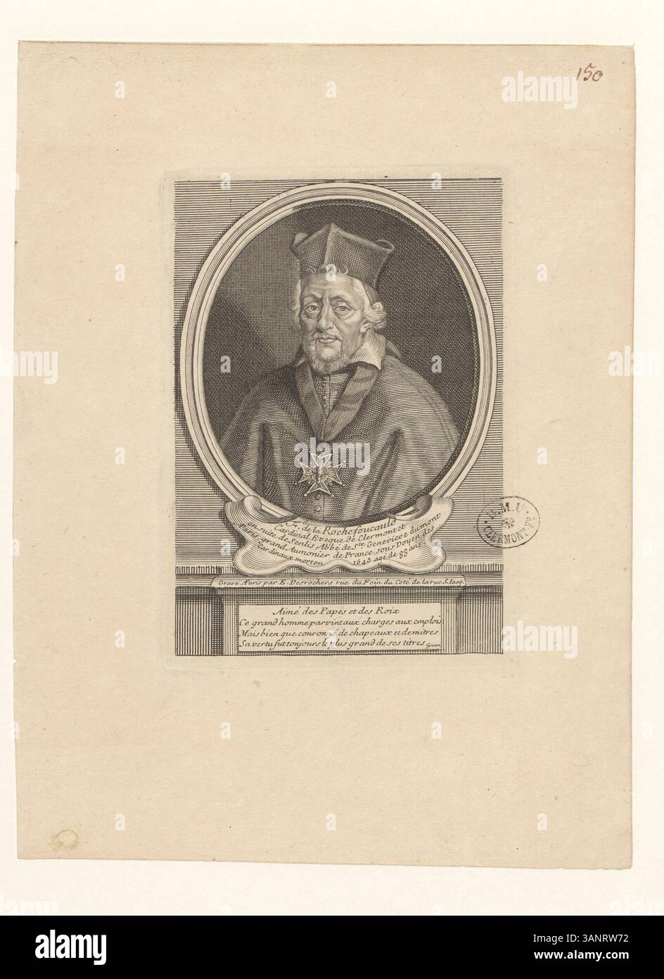 A print from the Boyer collection of François de La Rochefoucauld ...