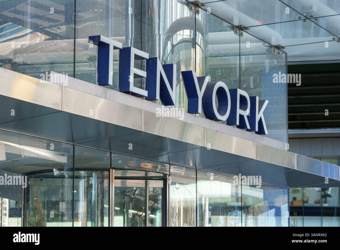 Ten York skyscraper entrance sign, Toronto, Canada Stock Photo - Alamy
