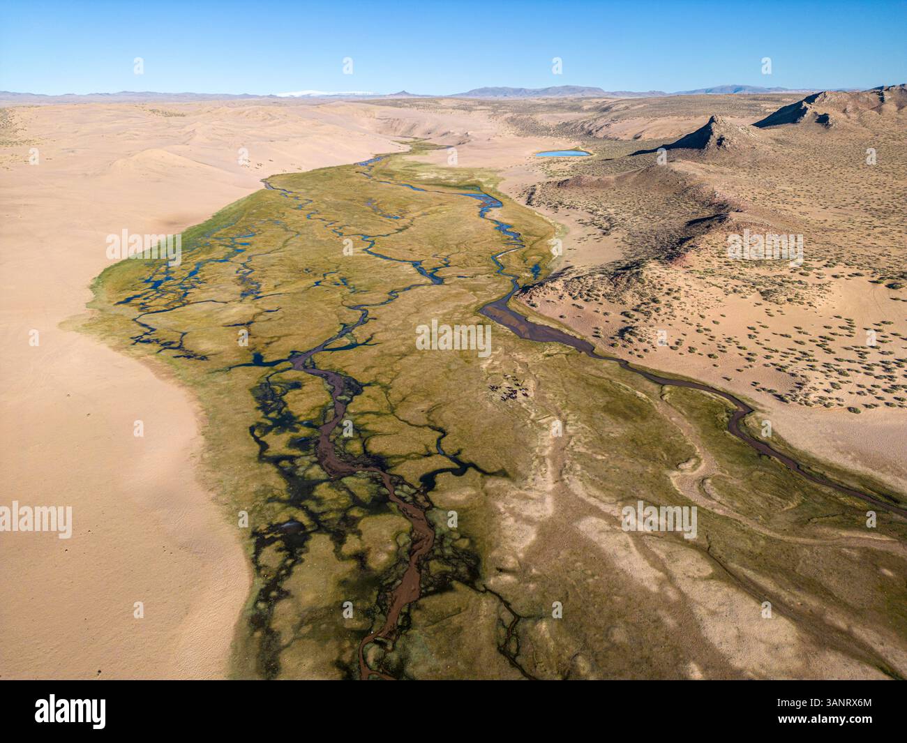 Aerial view of beautiful natural landscape, Tsetsen-Uul, Mongolia Stock ...