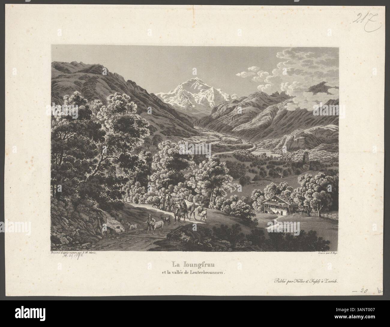 This 19th-century aquatint print by Friedrich Wilhelm Moritz and Franz ...