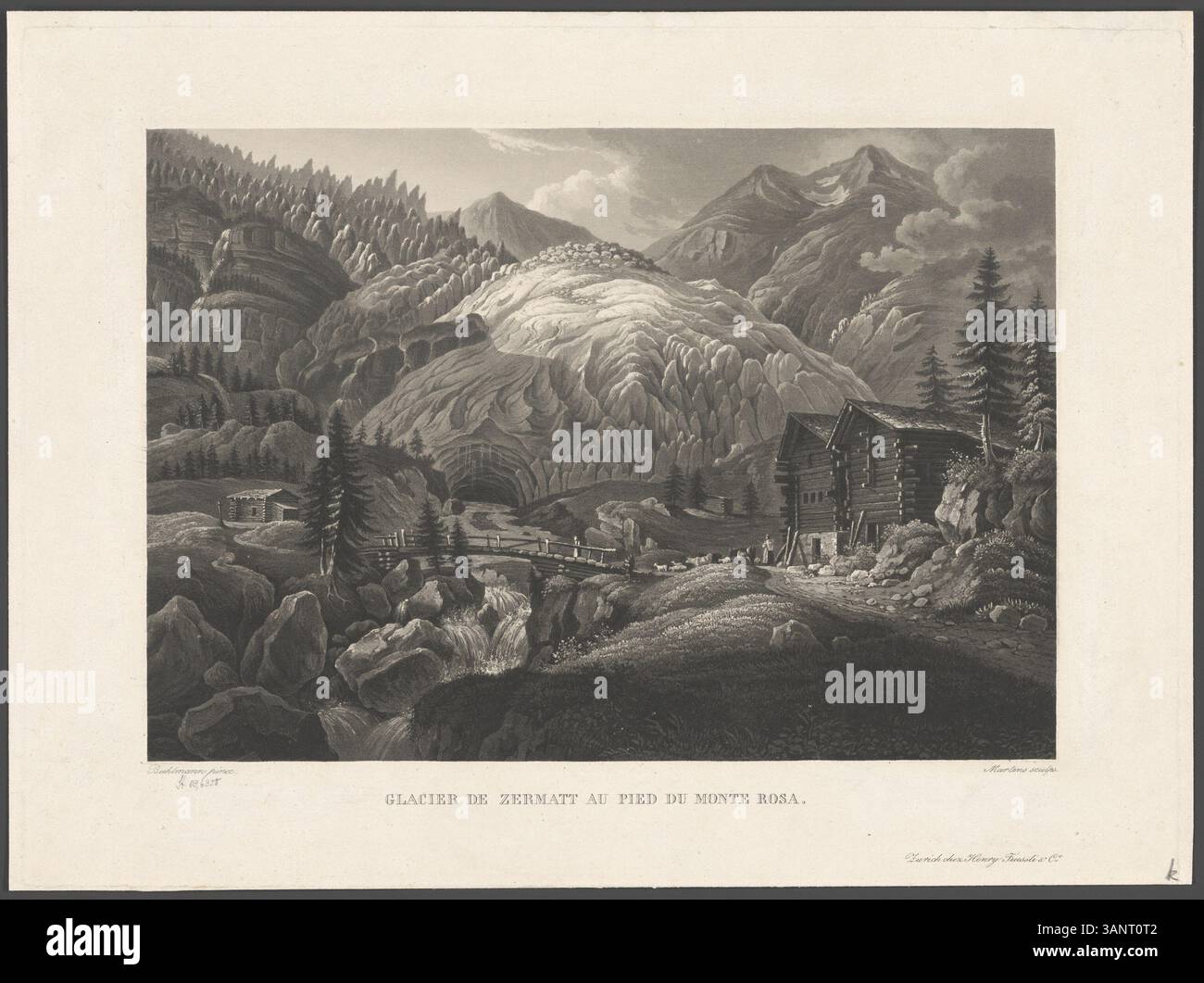 This aquatint print from circa 1835-1845 by Johann Rudolf Bühlmann and ...