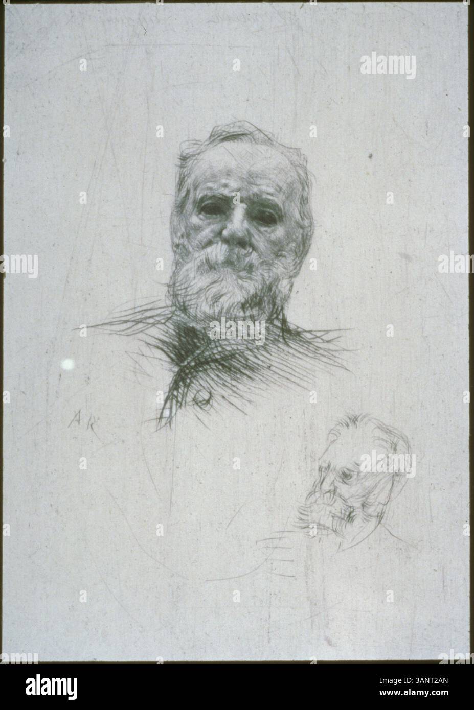 'Head of Victor Hugo' by Auguste Rodin, created in 1885, is a striking ...