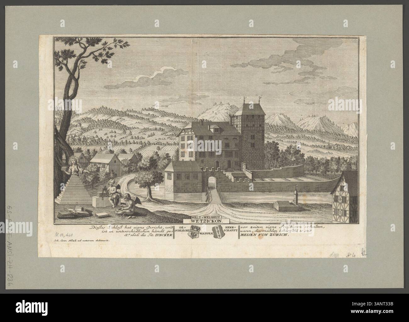 This etching by Hans Conrad Nözli and David Herrliberger from 1743 ...