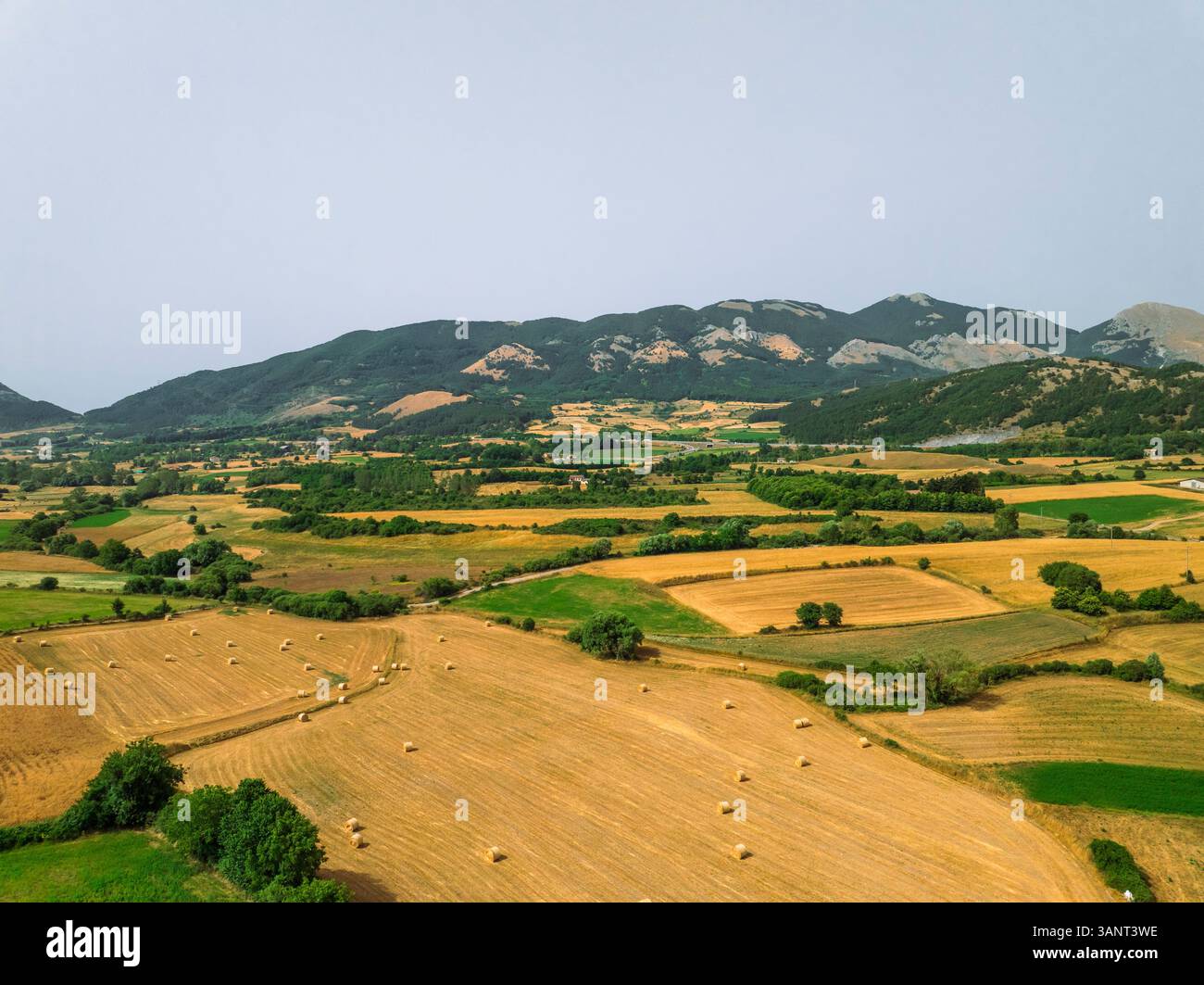 Aerial view of Morano Calabro countryside, Cosenza, Calabria, Italy ...