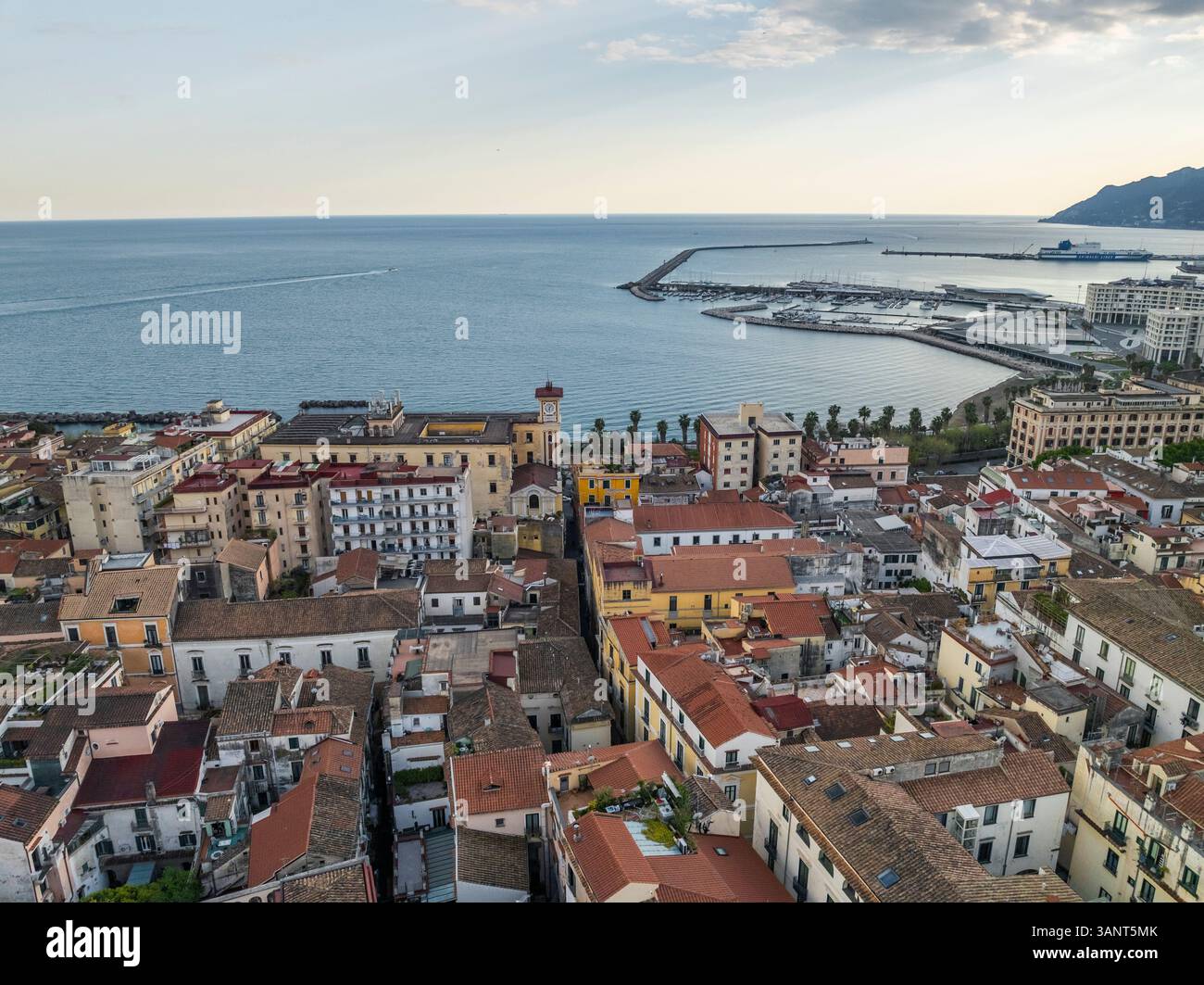 Aerial view of Salerno, Campania, Italy Stock Photo - Alamy