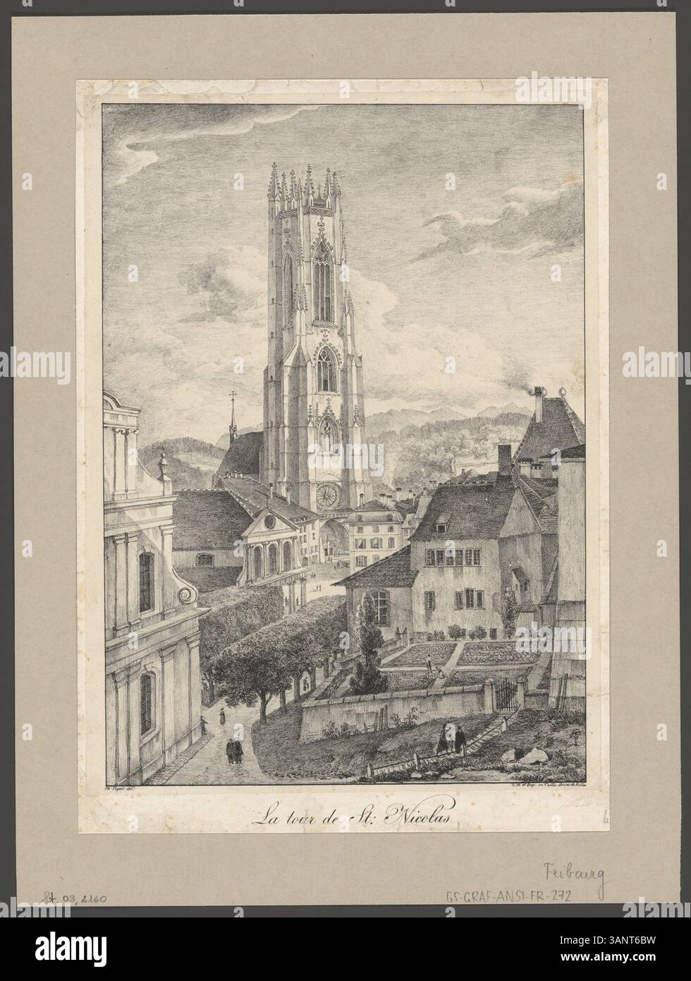 This lithograph from circa 1830, created by Philippe de Fégely and ...