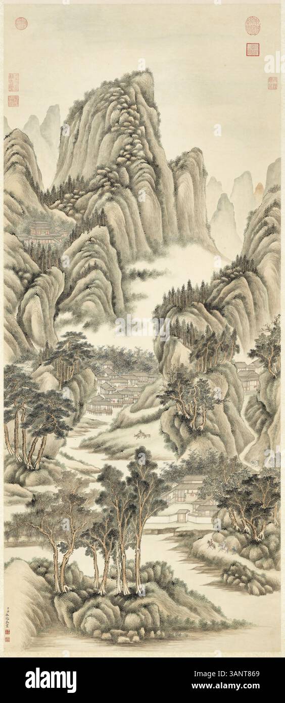 This painting by Yongrong, created around the late 18th century ...