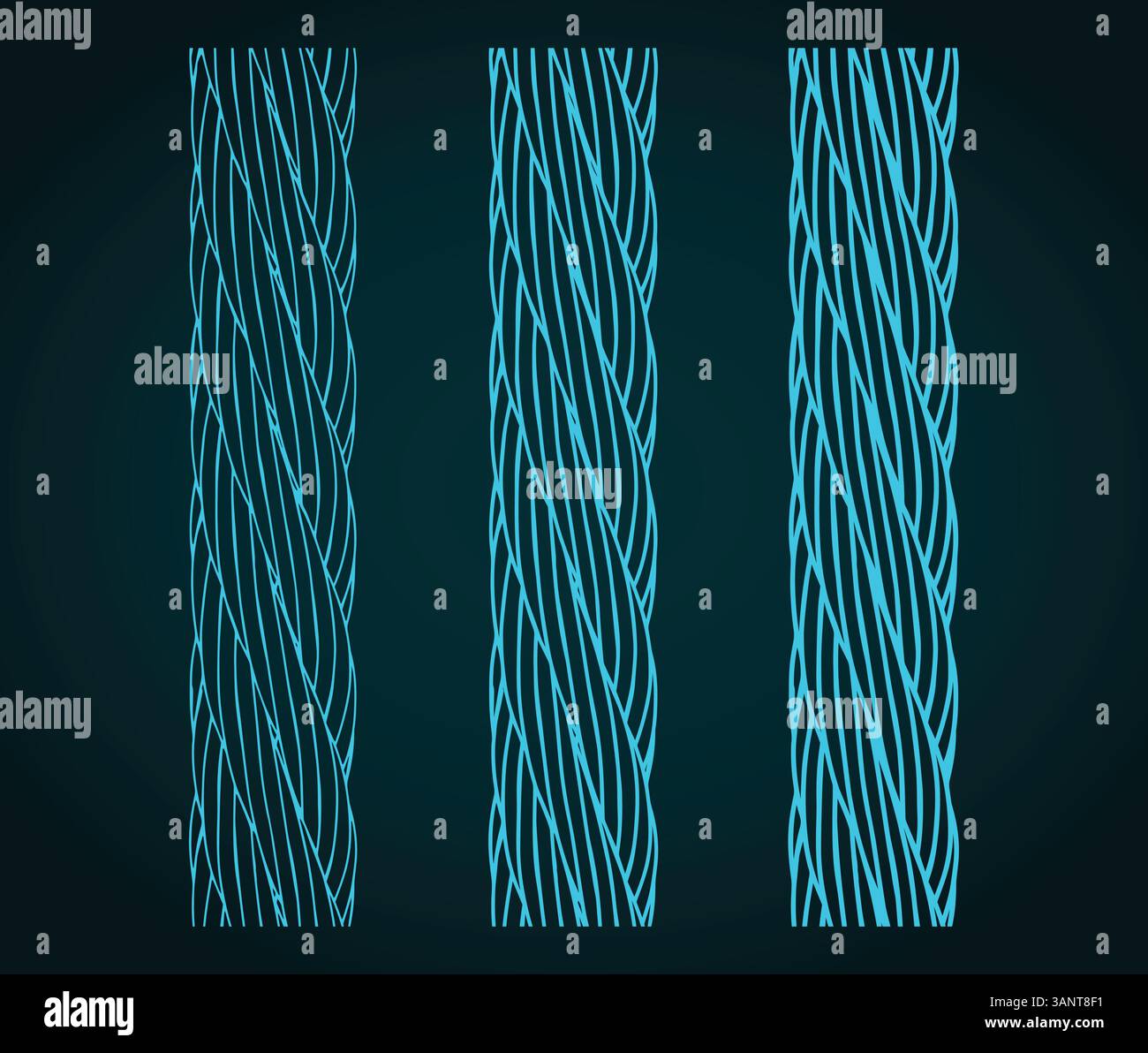 Rope up close Stock Vector Images - Alamy