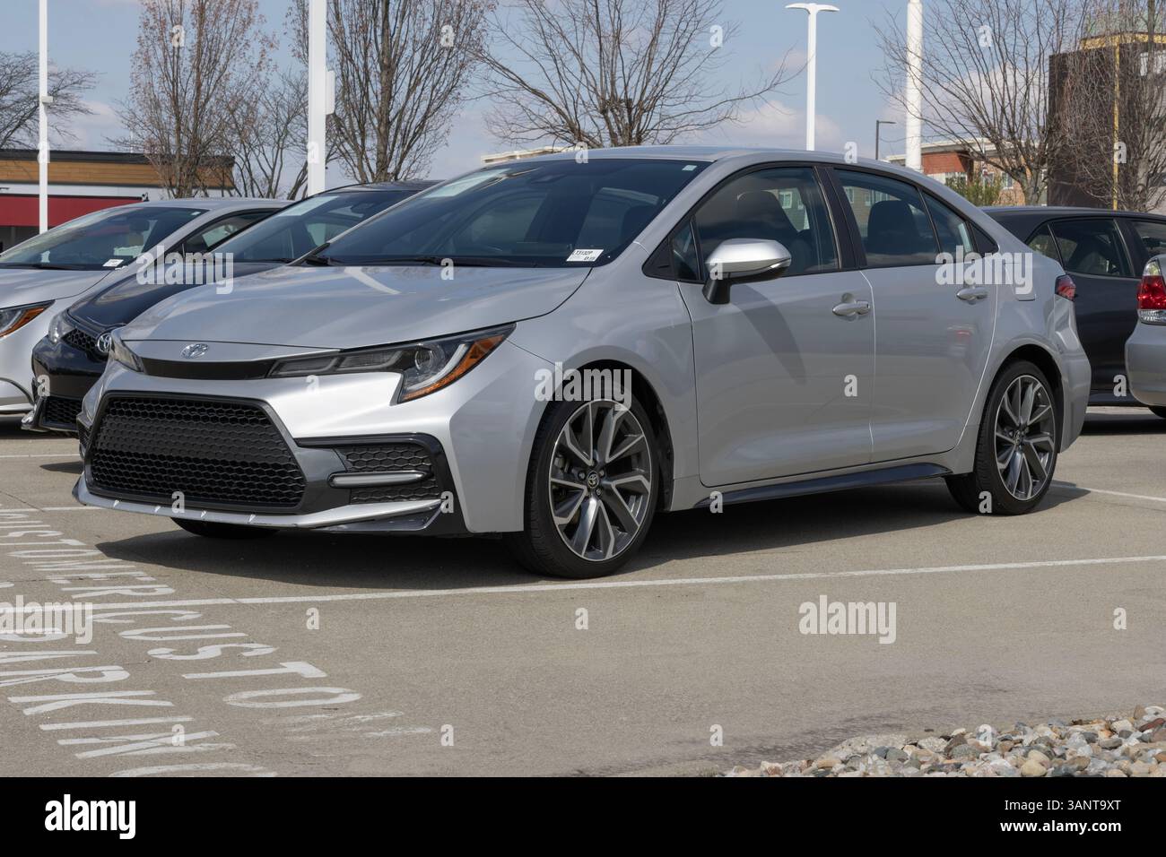 Lafayette - April 11, 2025: Used Toyota Corolla display. With cost ...