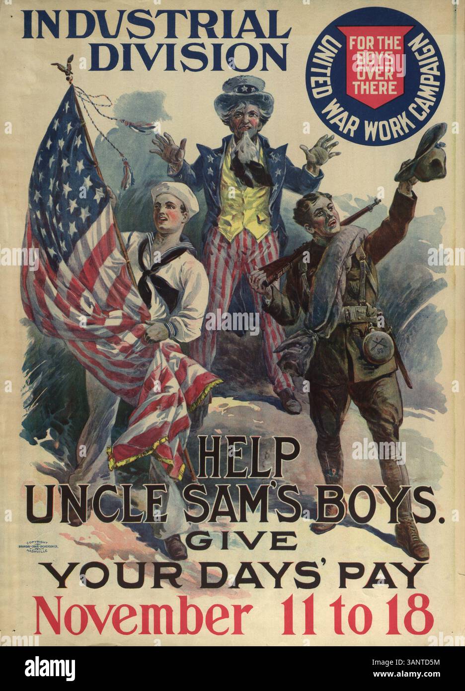 This World War I poster, created between 1917 and 1918, urges Americans ...