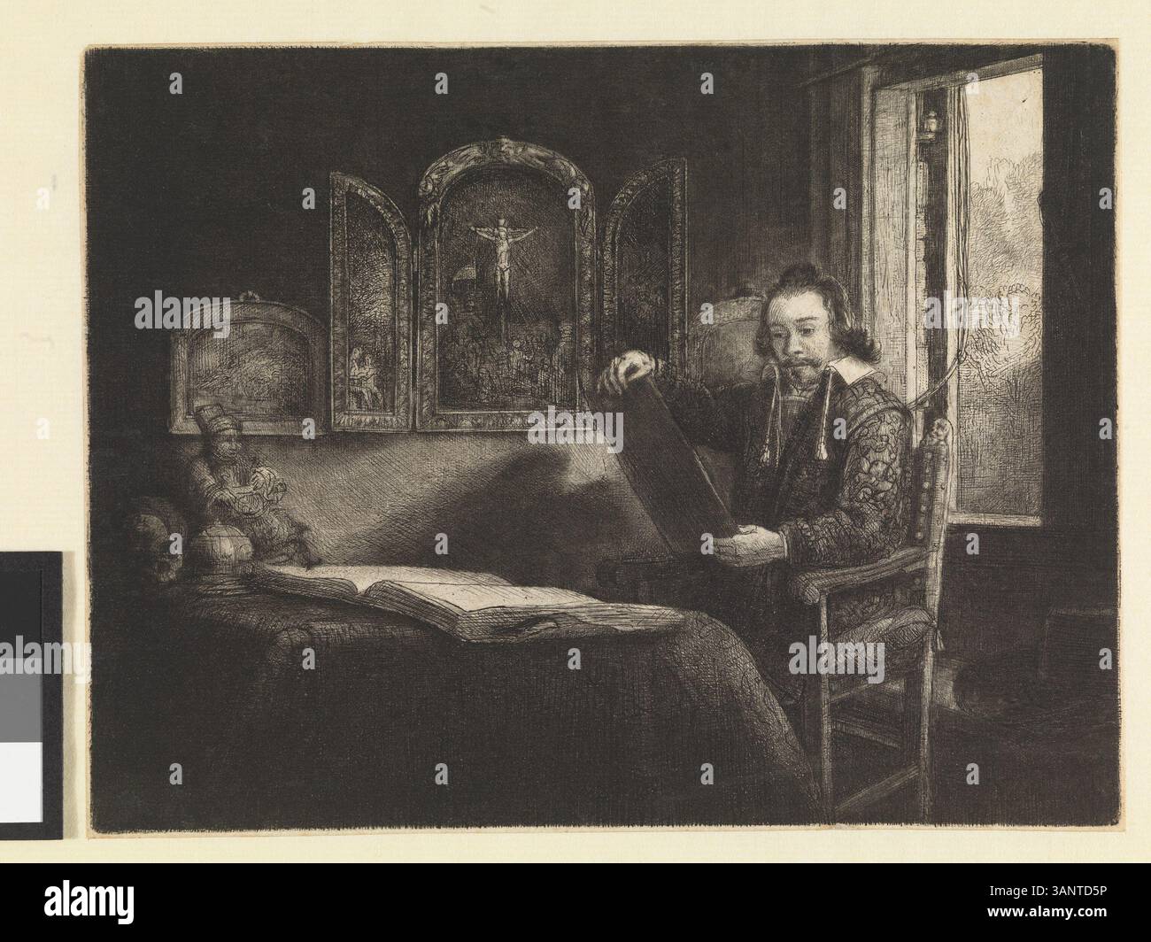 Rembrandt’s 1657 portrait of Abraham Francen, an apothecary, captures a ...