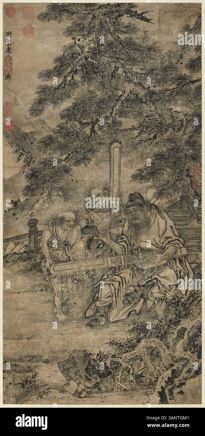 Zhang Zhongxue's depiction of Chung K'uei, a legendary figure in ...