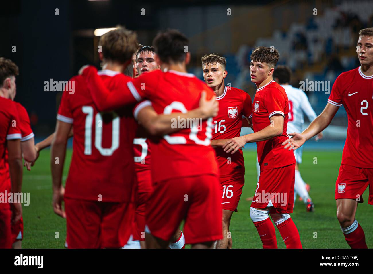 Mielec, Poland - OCTOBER 9, 2024: 2025 UEFA European Under-19 ...