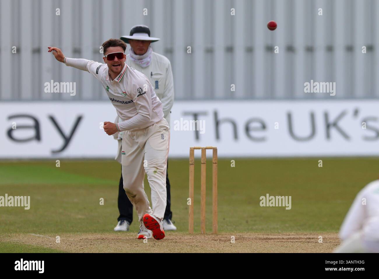Leicester, United Kingdom, 15 April 2025, Leicestershire's Liam ...