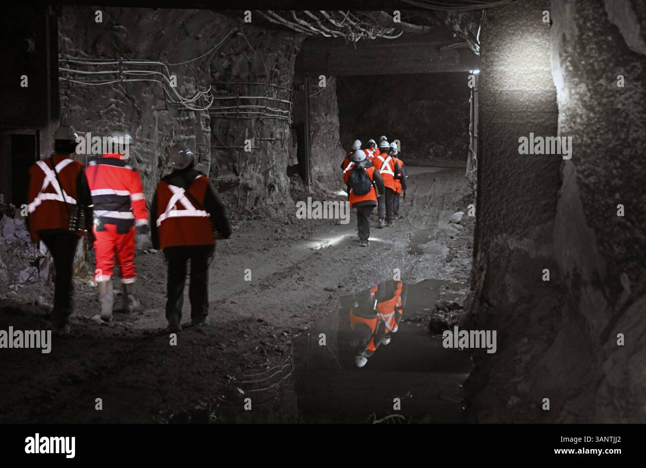 Norilsk, Russia. 15th Apr, 2025. "Anhydrite" mine of the "Kayerkansky ...