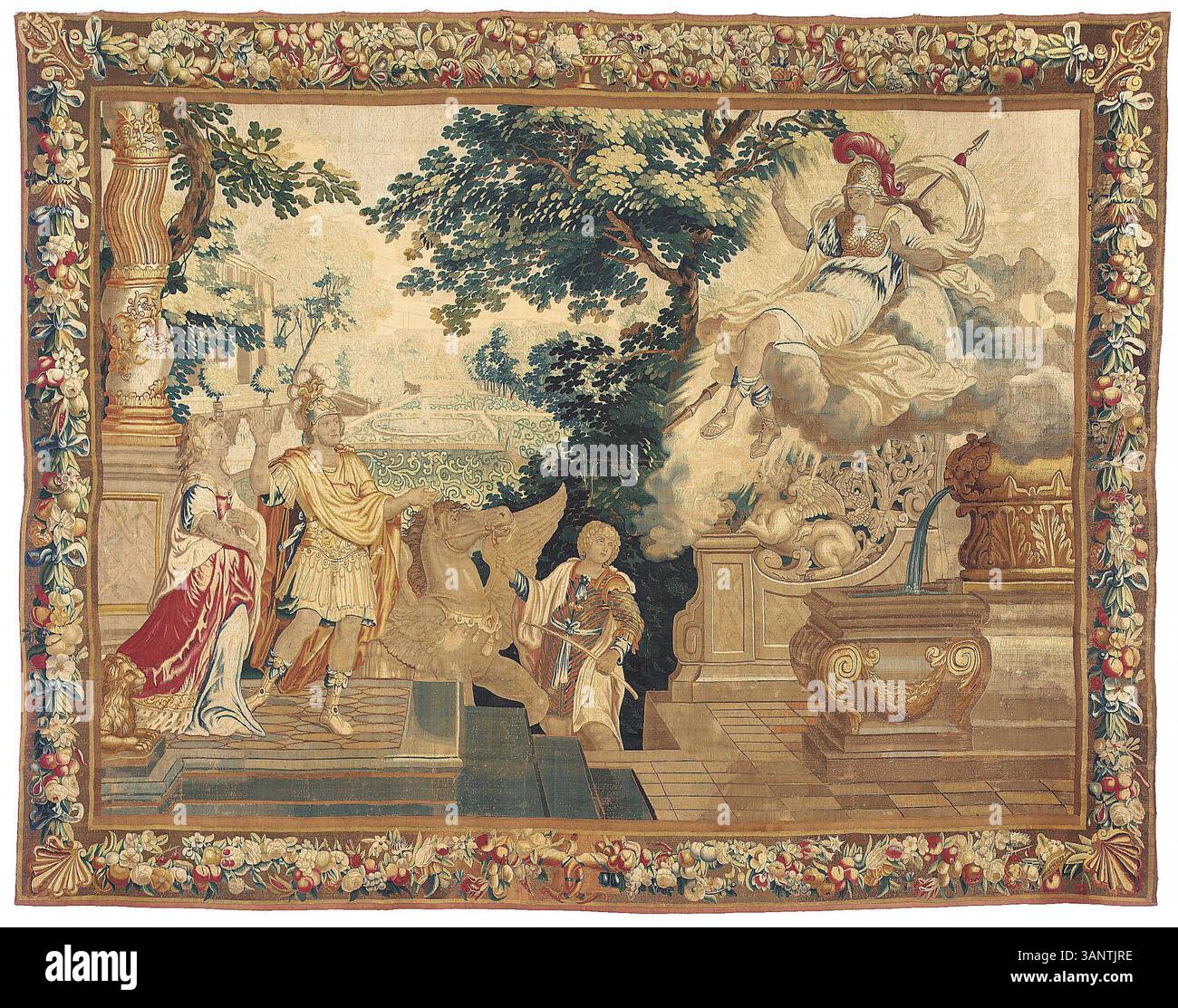 This 17th-century tapestry from the Brussels Manufactory depicts the ...