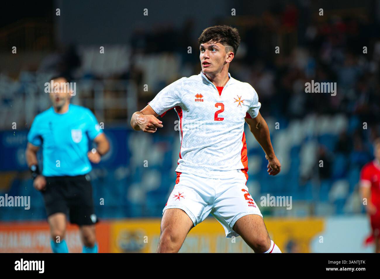Mielec, Poland - OCTOBER 9, 2024: 2025 UEFA European Under-19 ...