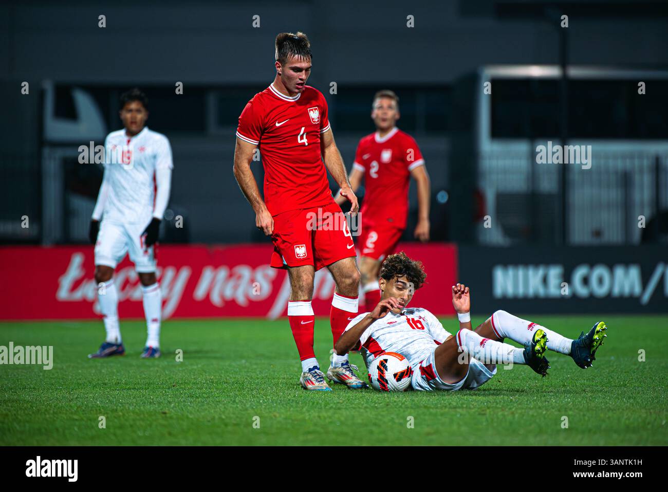 Mielec, Poland - OCTOBER 9, 2024: 2025 UEFA European Under-19 ...
