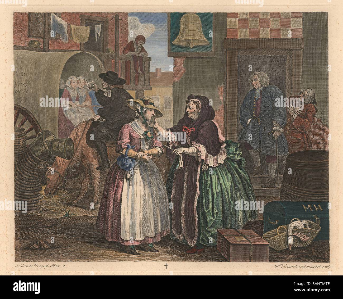 'A Harlot's Progress' is a series of engravings by William Hogarth ...