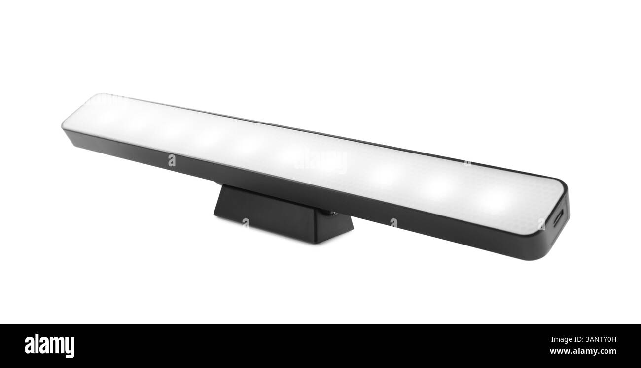 Modern led lamp glowing Black and White Stock Photos & Images - Alamy