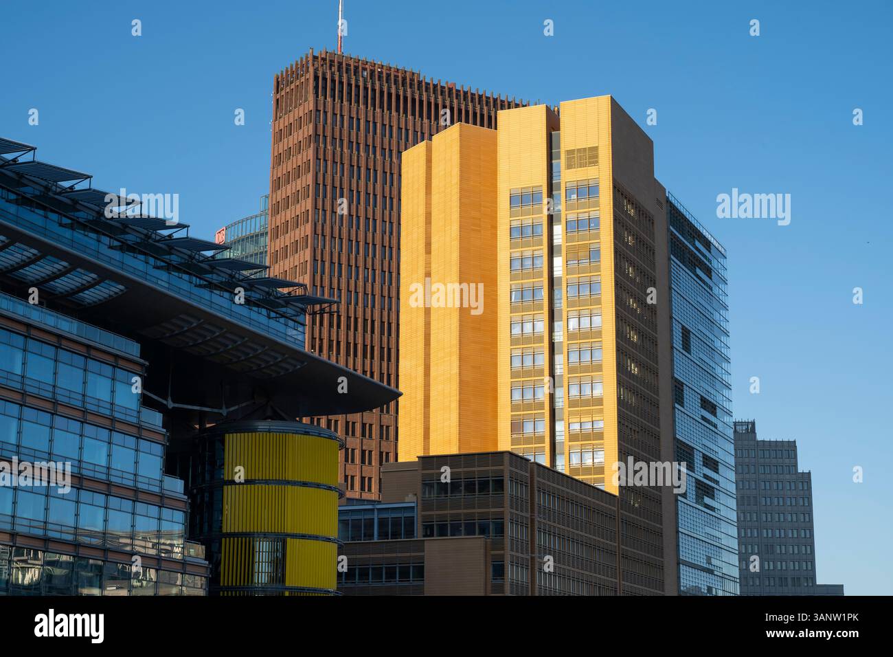 Modern High-rise building at the Potsdamer Platz Stock Photo - Alamy