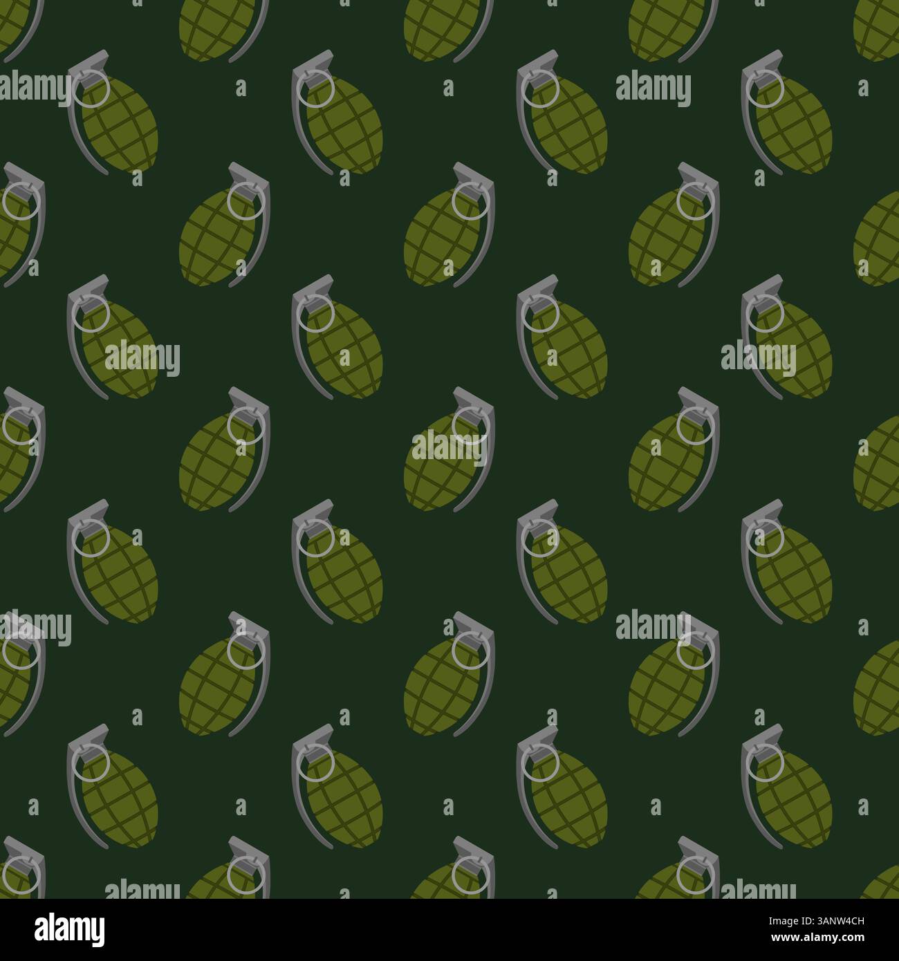 Grenade seamless pattern vector illustration Stock Vector Image & Art ...