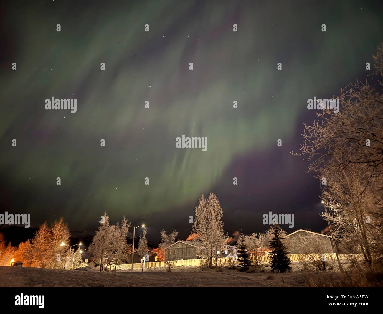 FILE - The northern lights appear over Anchorage, Alaska, on Jan. 1 ...