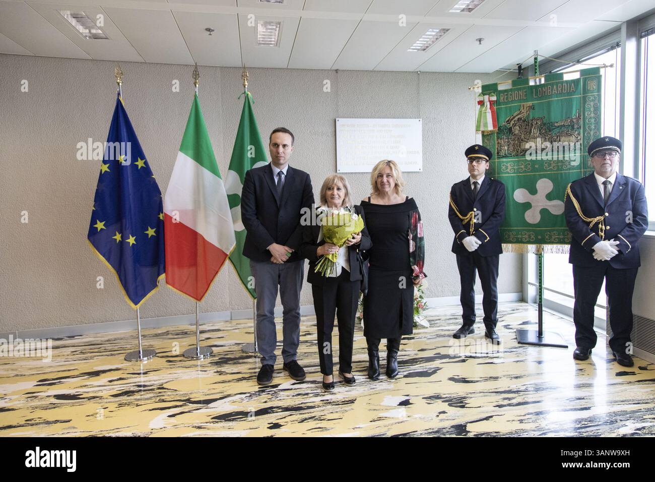 Milan, Palazzo Pirelli Commemoration of the Pirelli accident 18 April ...