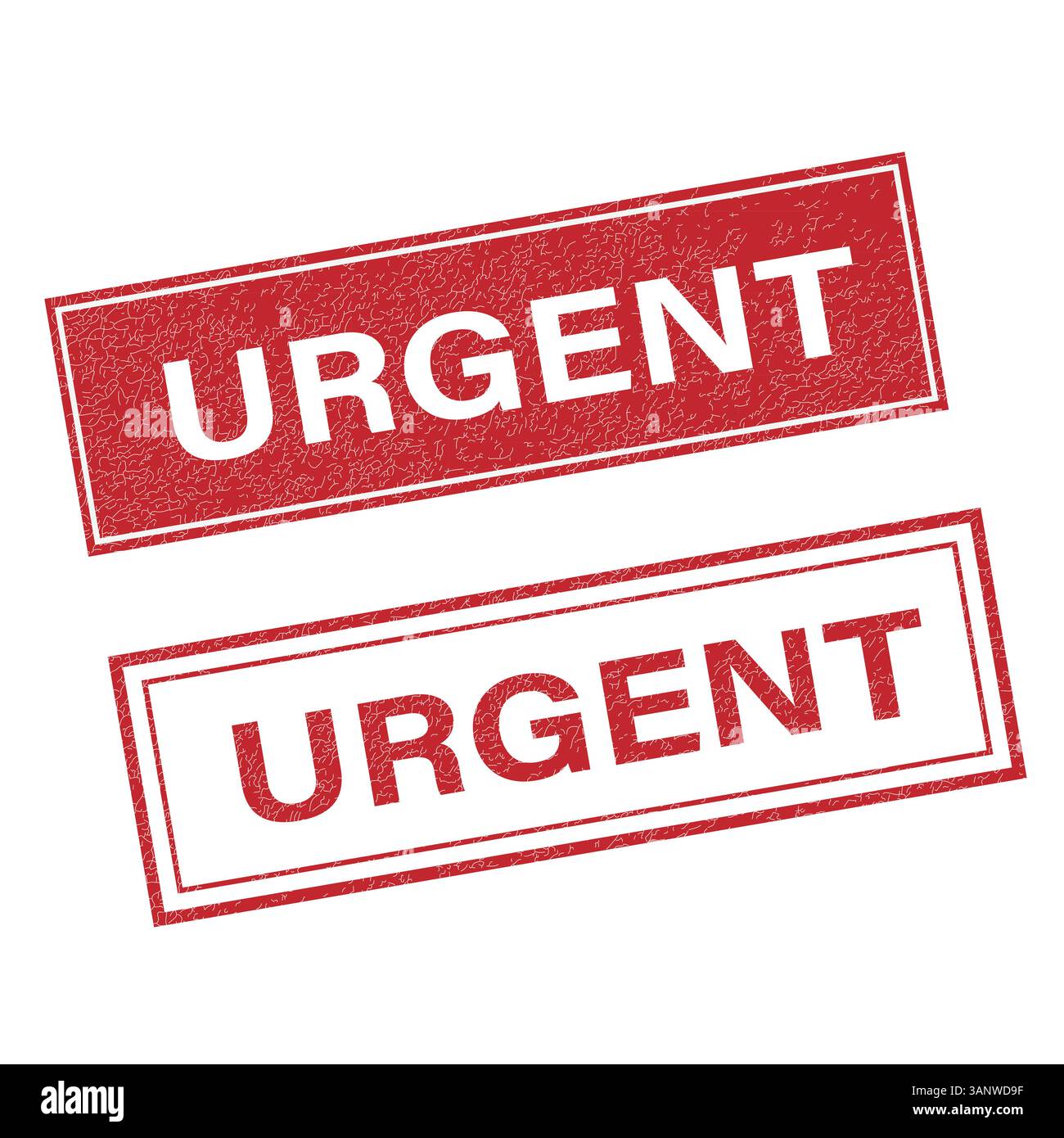 Red URGENT Rubber Stamp – Bold Text on White Background for Time ...